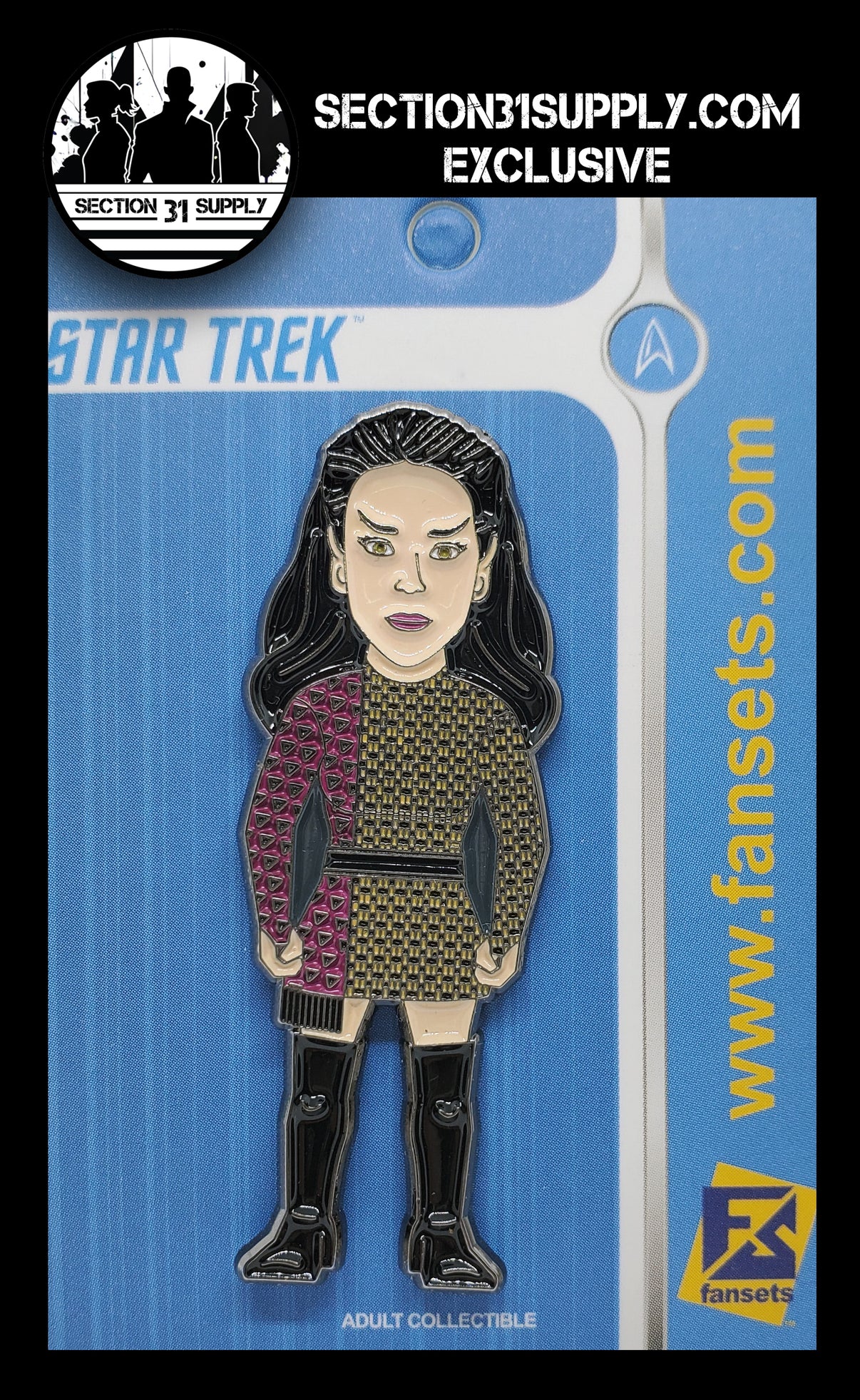 Star Trek: Commander Charvanek FanSets pin – Section31 Supply
